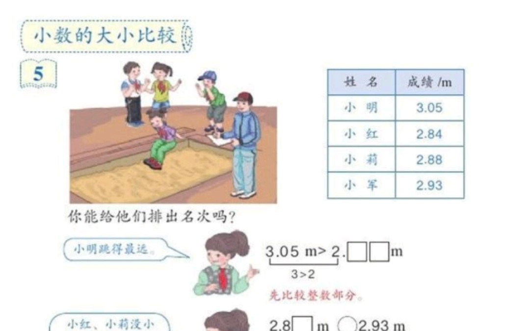 小学数学教师资格证面试试讲《小数的大小比较》,challenge myself!