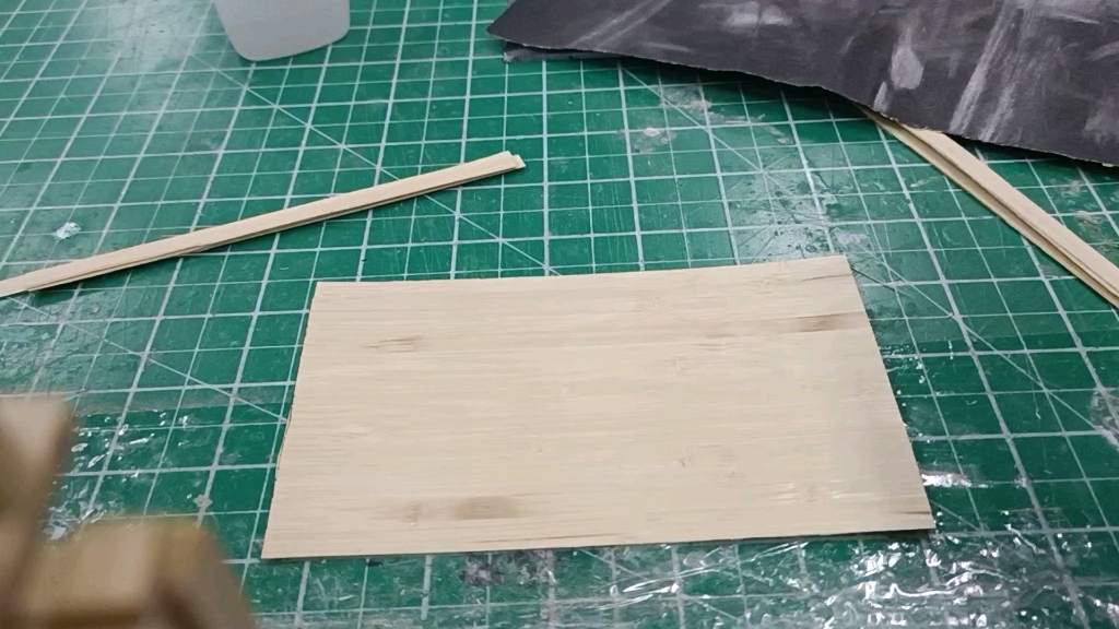 【西工大结构设计基地】 1 用竹皮制作方杆