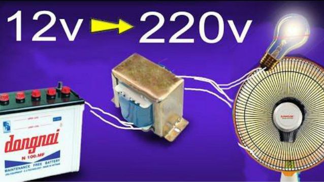 教你们自制逆变升压器,12V也能带动大电器