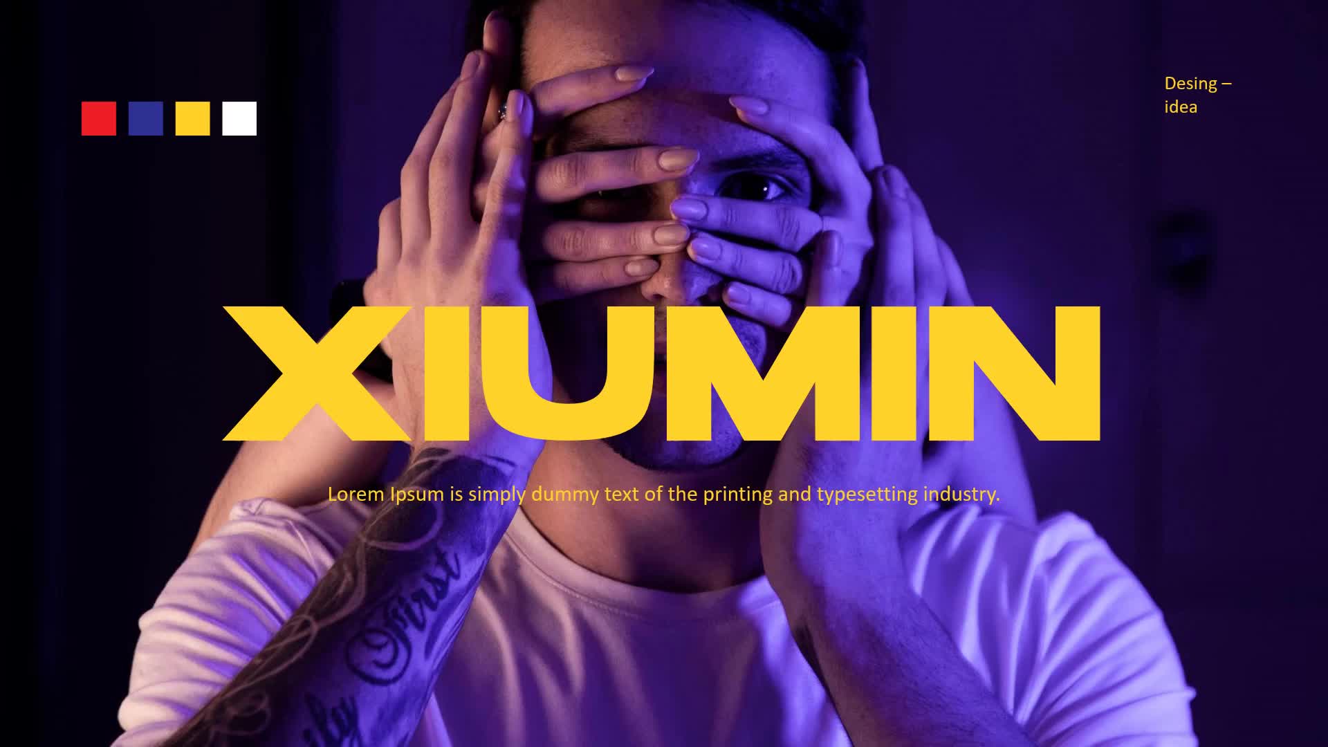 国外潮流设计艺术风格PPT模板