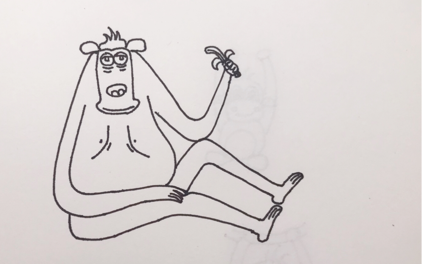 【简笔画】3种画猩猩的方法