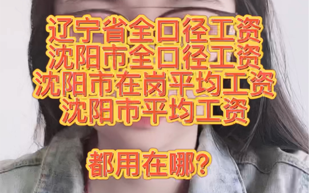 #辽宁省全口径工资#沈阳市全口径工资#沈阳市在岗平均工资#沈阳市...