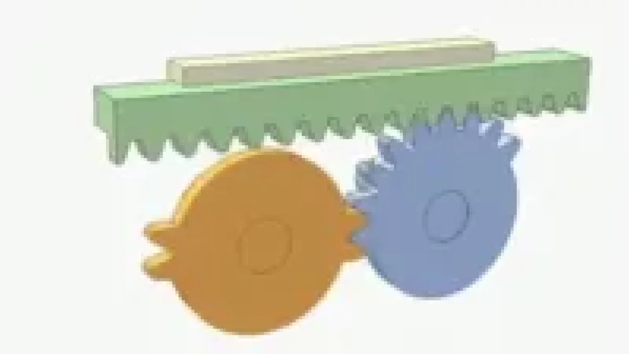 机械原理:电机旋转转化为直线往复运动。