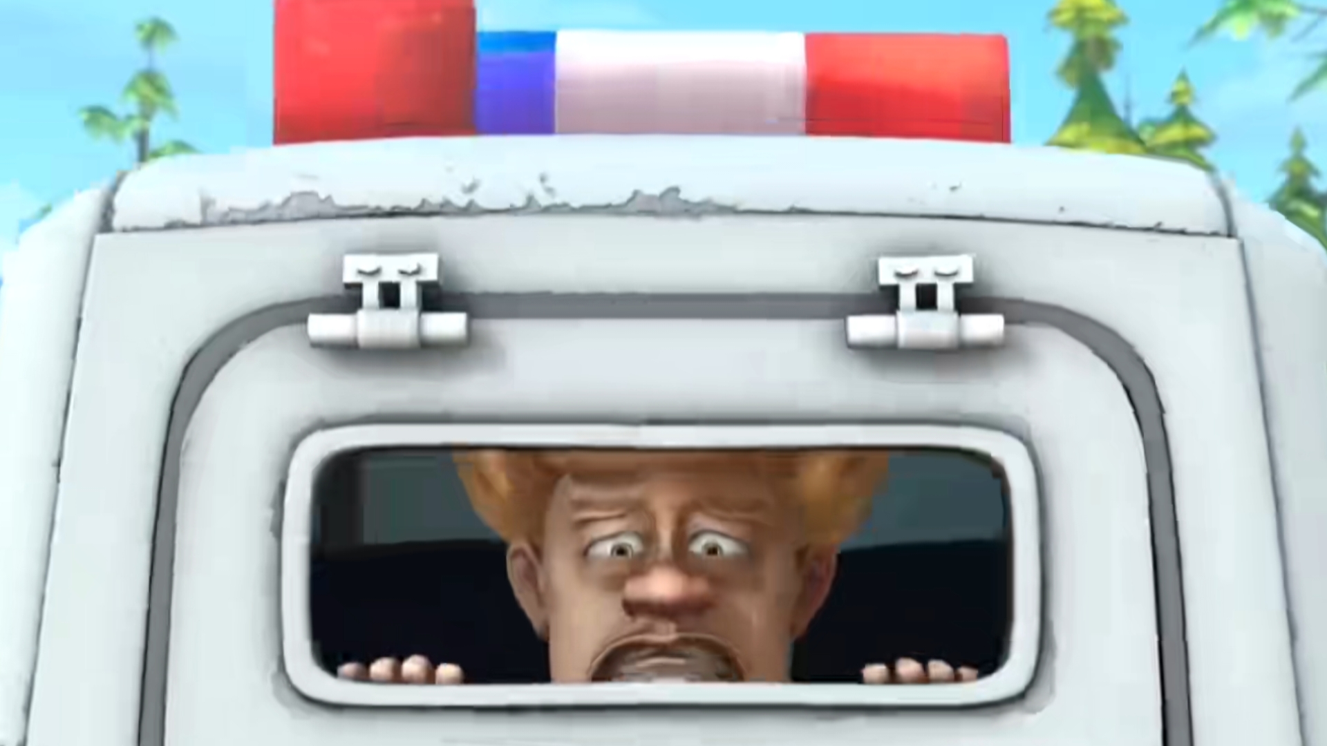 光头强意外开枪袭警,而被警察带走【熊出没之丛林总动员】