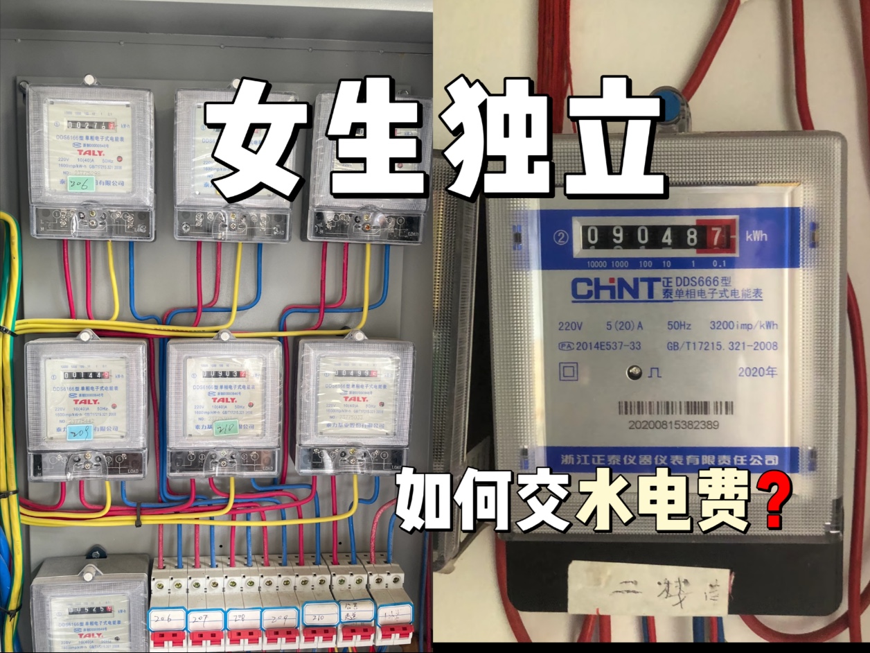 第一次租房,怎么看水电表不被坑!教你看水表电表、交水电费,爸妈没教...