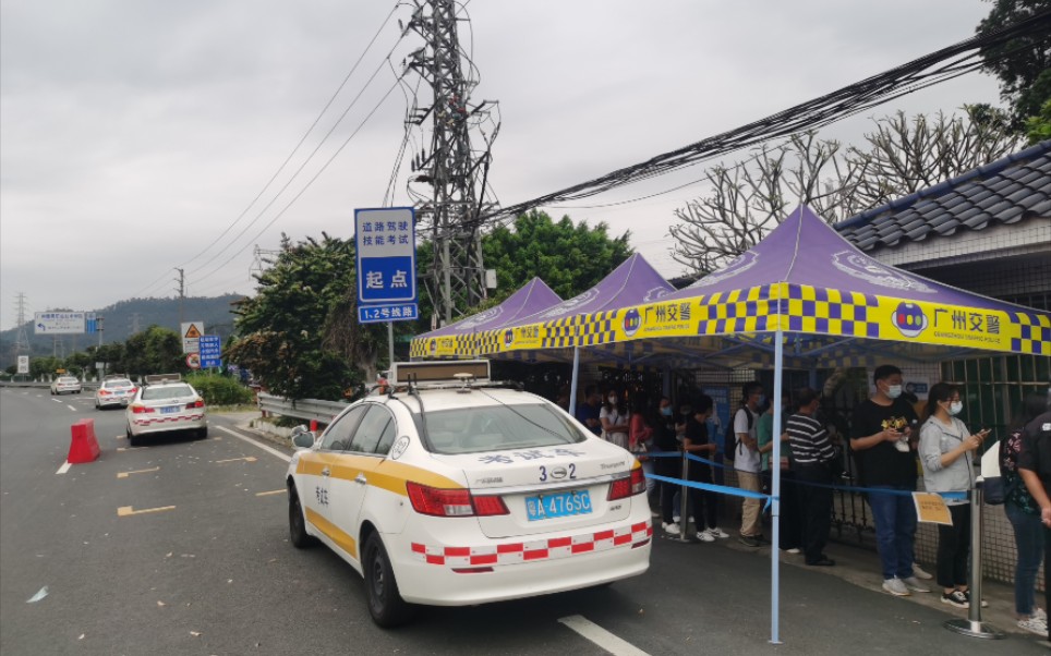 广州科目三考试车传祺GA5自动挡考试车镜子座位调整解说