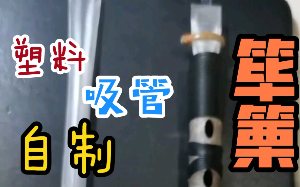 【筚篥】塑料吸管 0成本拥有筚篥/管子(和哨片)