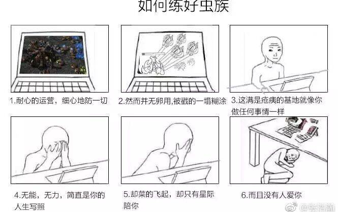 [星际简单学]新手也一秒上手的简单粗暴练习虫族基本功方法