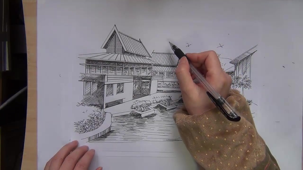 钢笔画入门到精通