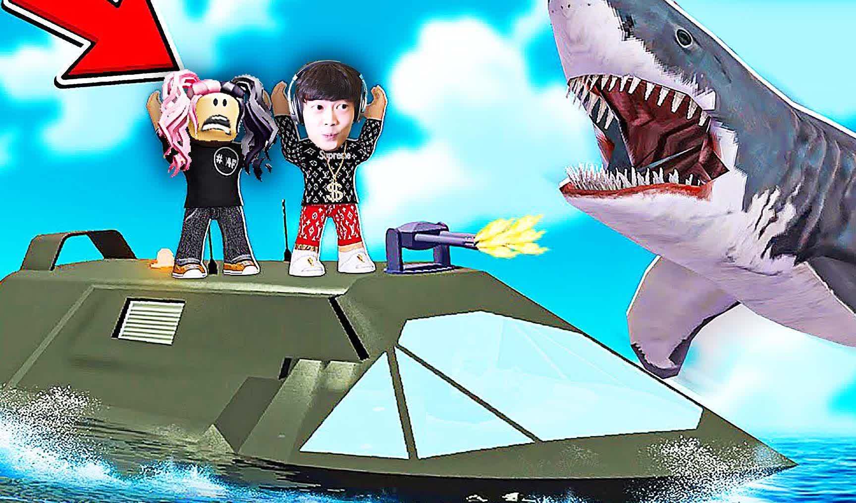 Roblox鲨鱼生存模拟器 全新变形金刚潜水艇登场,我的潜水艇不仅会...