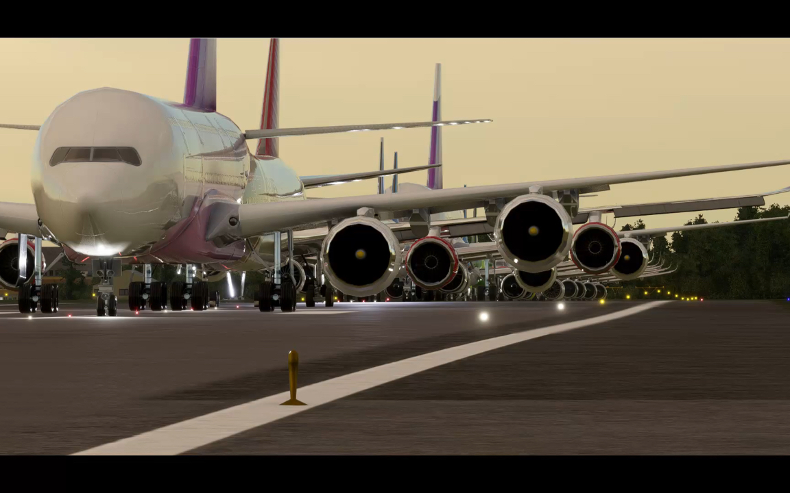 微软模拟飞行汉化群连飞活动-成都机场起飞-20210530