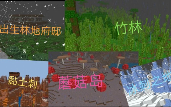【Minecraft】你想要的,这个种子里都有!出生府邸,海量神殿,各大生物群...