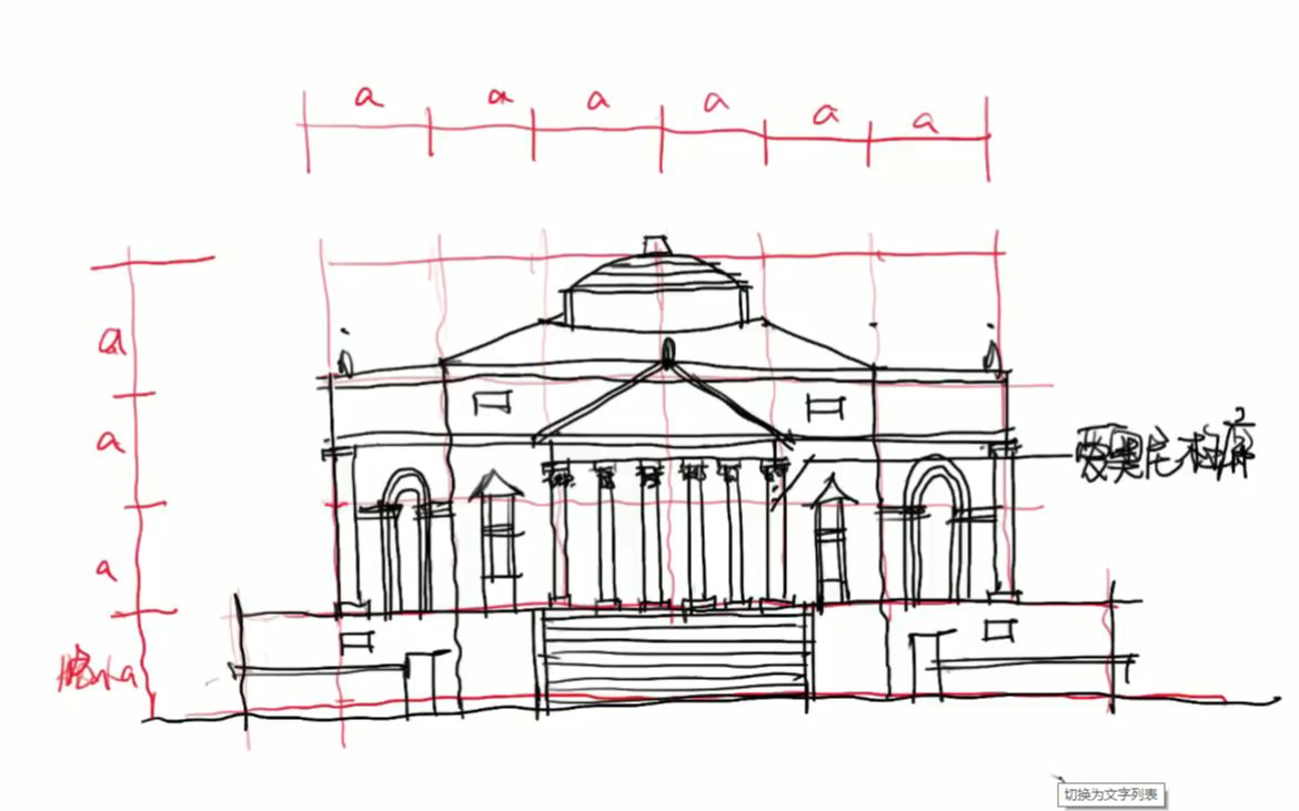 20.【建筑历史画图-动画】外国古代建筑史-画图步骤-视频合集(良好...
