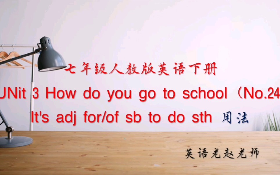 It's adj for/of sb to do sth 经典考点你要懂
