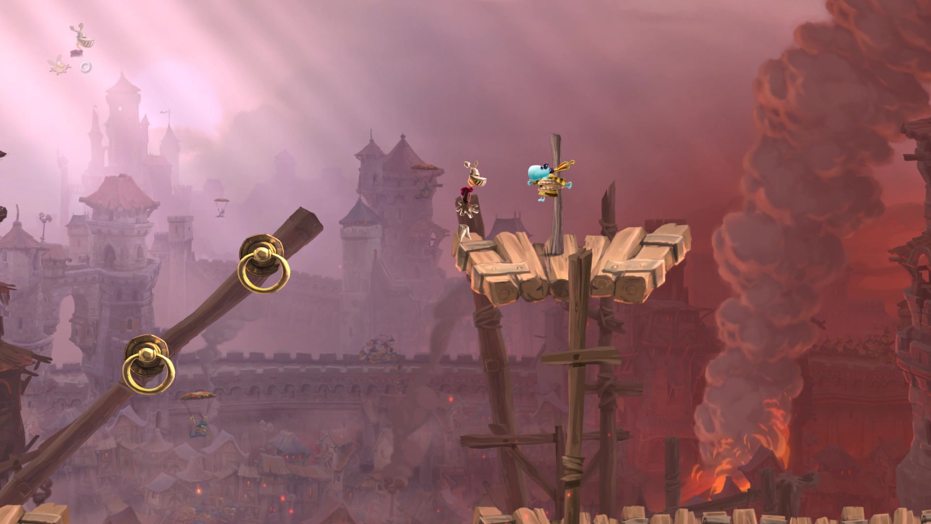 雷曼传奇手残实况娱乐解说第八期 粉丝提醒实况第二次挑战!消灭巨龙...