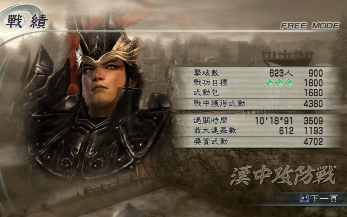 真三国无双5 吕布 汉中吕布军 无闪特 全灭全占无走