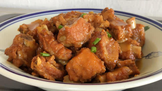 排骨的家常做法,虽然简单,但是很好吃