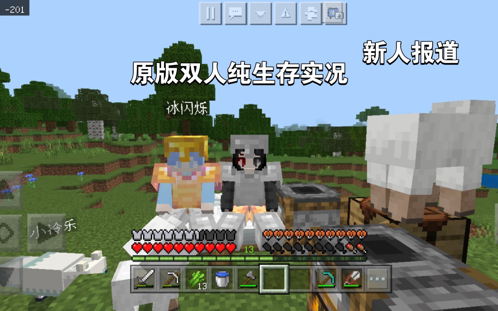 我的世界原版双人纯生存实况,第一期