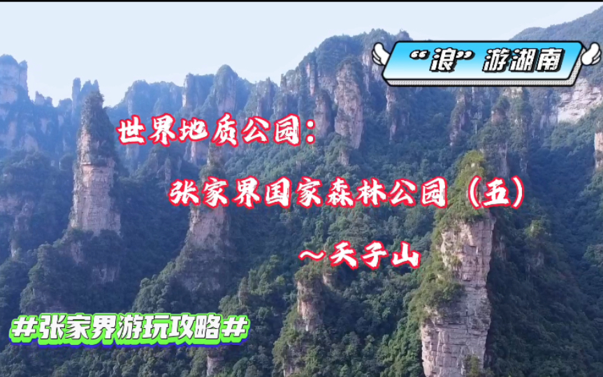 世界级地质公园:张家界国家森林公园之天子山。