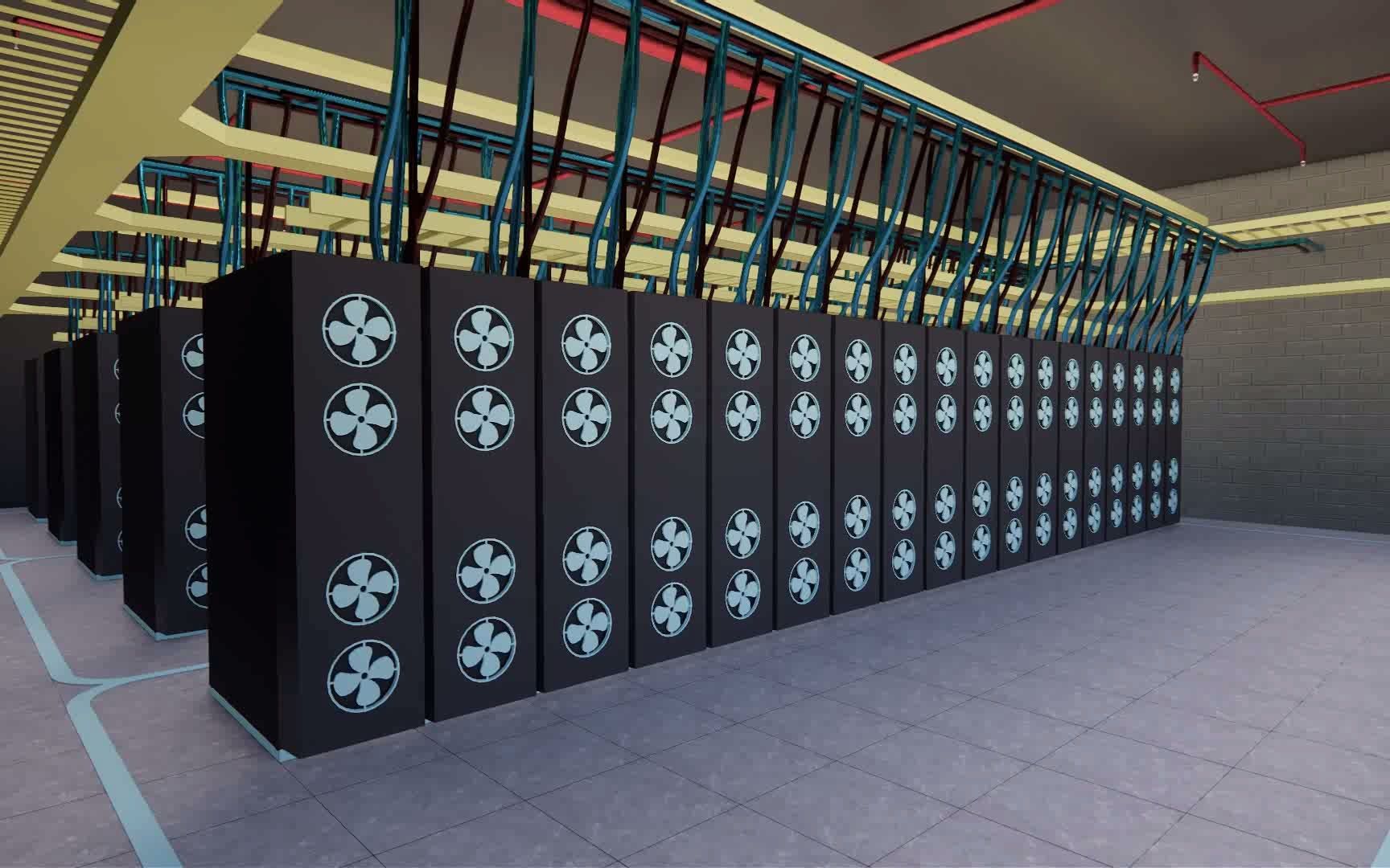 机电BIM-涉密机房漫游