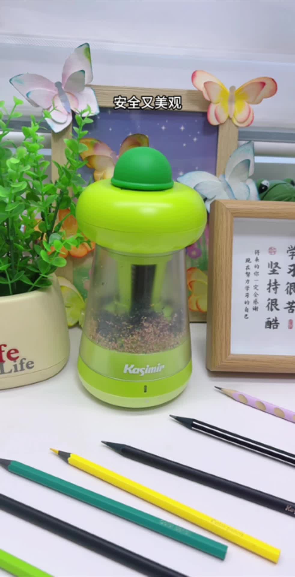全自动削笔机,省心又安全,三档可调节,非常好#削笔机 #自动削笔刀 #...