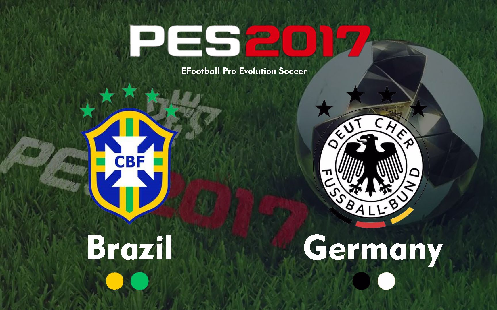 【PES2017 > 巴西世界杯】巴西 vs 德国 ! 曾经震惊四座的比赛