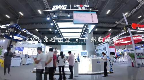 直击广州物流展现场!ZWG兆威工业76双链轮滚筒全新发布