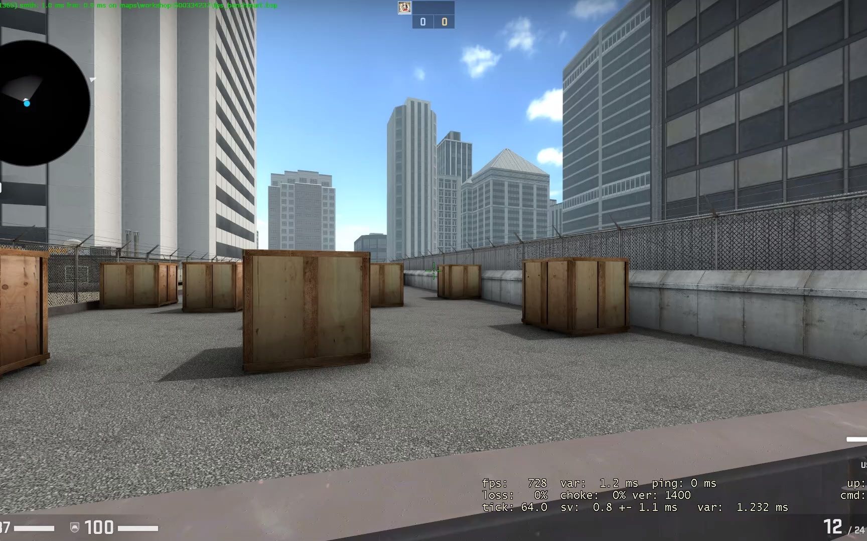 CSGO FPS测试(1080P)