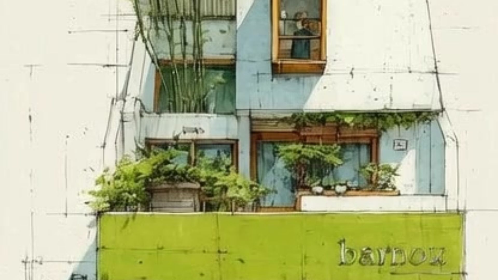 AI手绘建筑动画