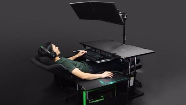 躺着办公不是梦,日本这款办公设备让你知道啥叫人体工学