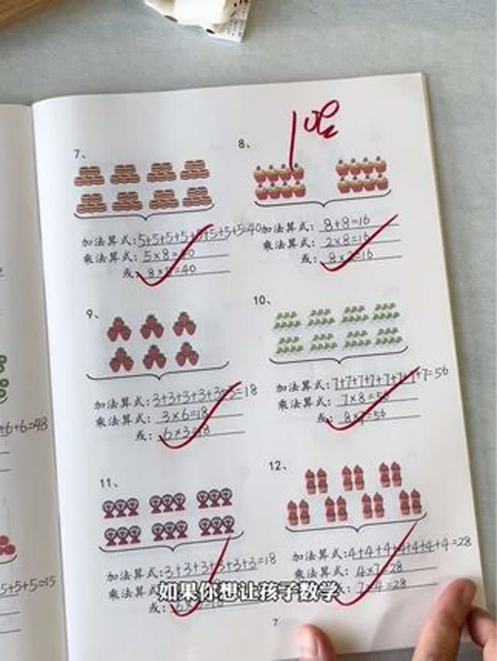 #表内乘法 是二年级数学上册的重难点,#一升二 的暑假可以给孩子安排...