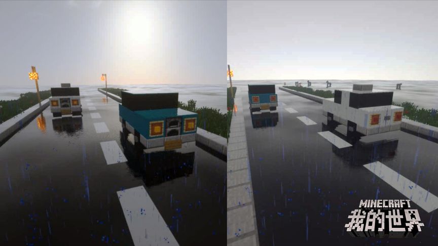 我的世界：2分钟，教你建这样的小汽车！