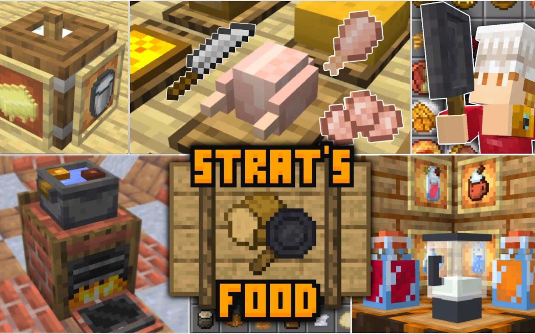 [Adddon]我的世界基岩版食物扩展v1.7.1汉化版(附下载链接)/手机国际...
