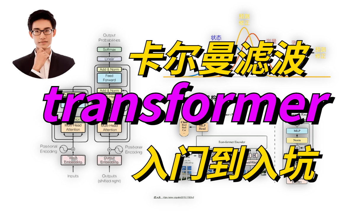 入门到入坑!【transformer与卡尔曼滤波算法精讲】华理博士1小时通俗...