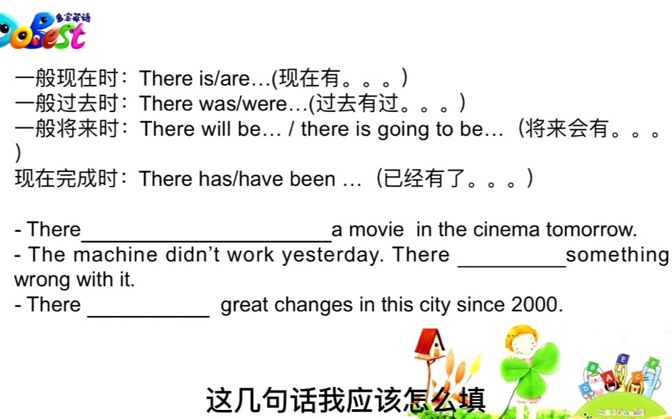 令人眼花缭乱的be动词之there be句型系列,你能雾里看花看个清清楚楚...