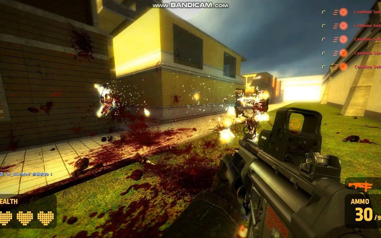 [GMOD]模组推荐:一款优化顶级的血腥碎尸模组_单机游戏热门视频