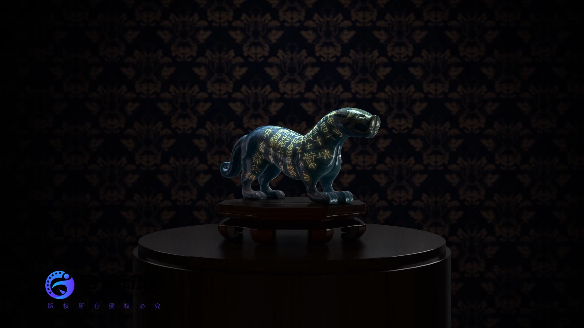 数字化文物古代建筑三维动画3D视频制作《虎符》