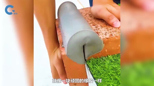 不可思议的聚脲灌浆水泥,凝固后像一块顽固的橡胶,怎么也拽不断