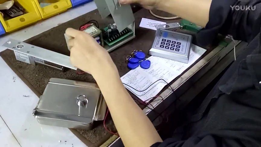 门禁系统中的各种门禁锁安装接线方式超清视频