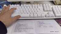 黑爵机械战警茶轴冰蓝版灯光效果FN+PGUP