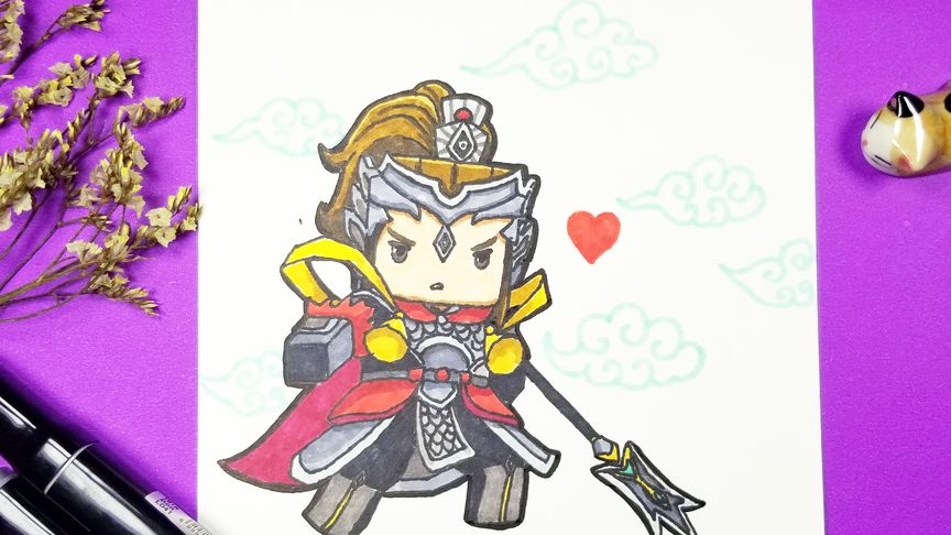 今天画迷你世界的绝版的皮肤,他就是二郎神,你喜欢么