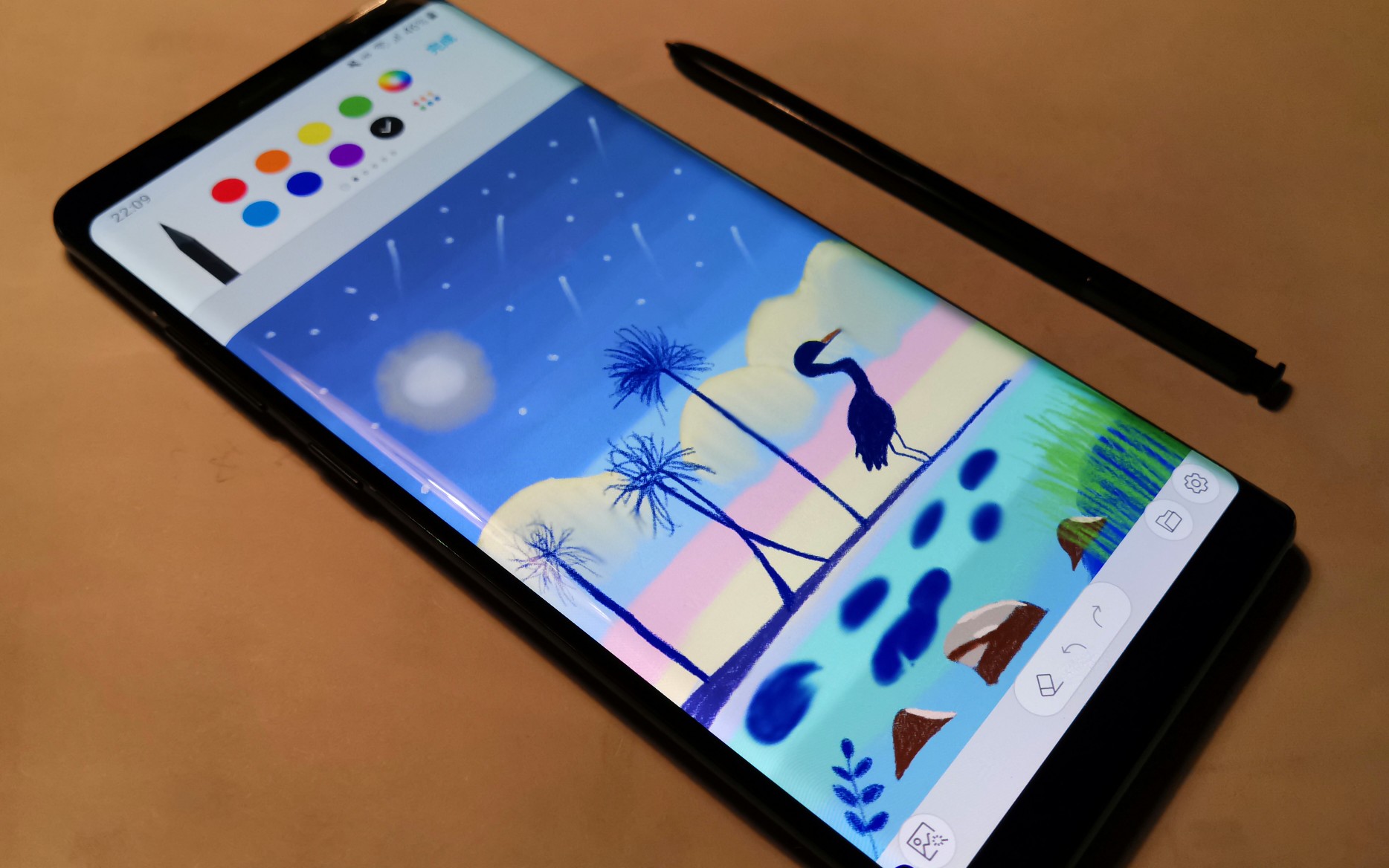 【三星note8】自己画壁纸,三星Spen的正确打开方式