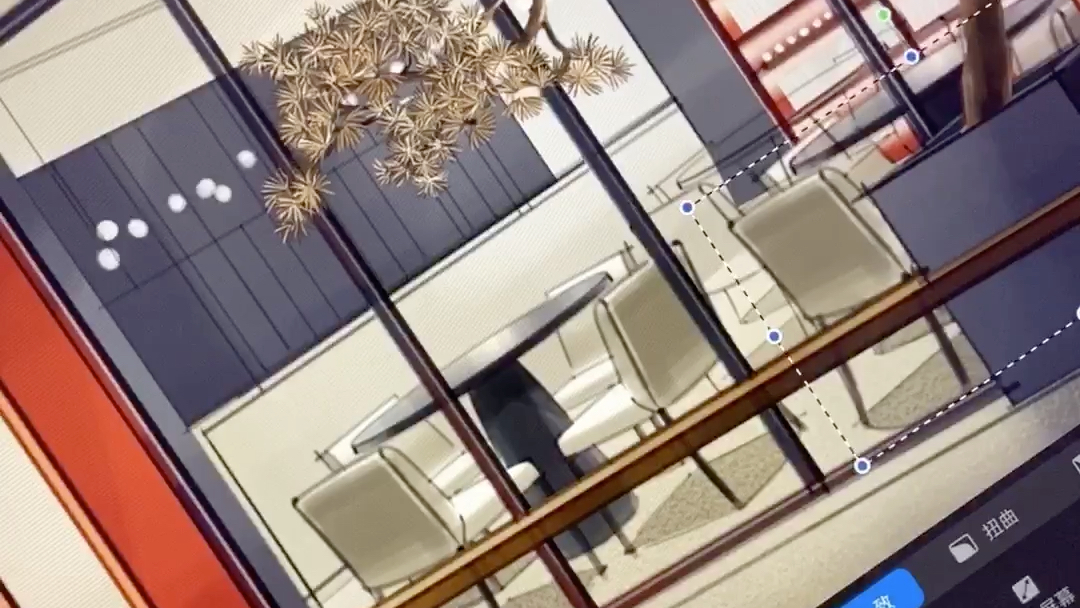 平板手绘门面设计/和客户到现场拍照,把门面设计方案画出来,签单ߘ