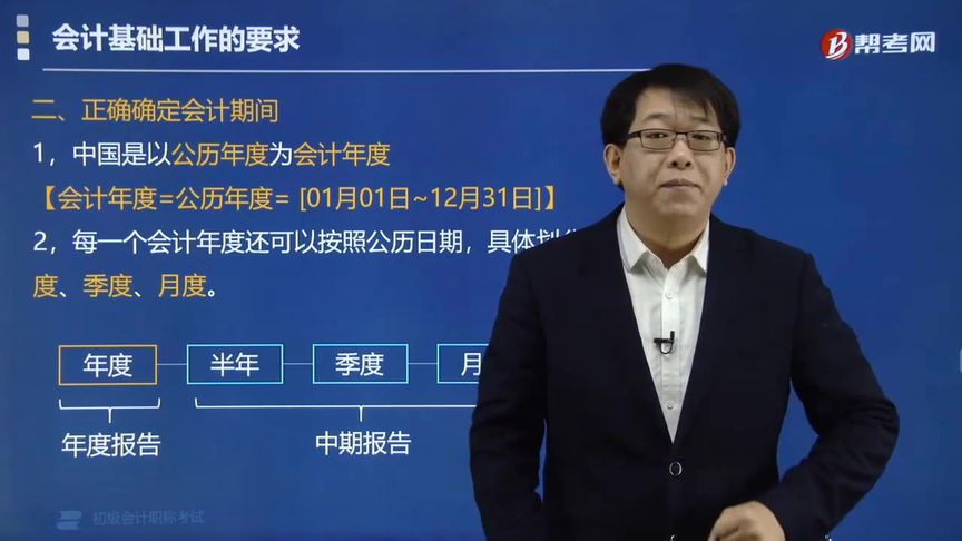 听郑晓博老师详细讲解会计期间是怎么确定的?
