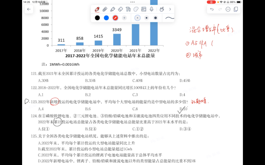 2024国考资料分析复盘(联考命题方向:混合增长率、混合比重)