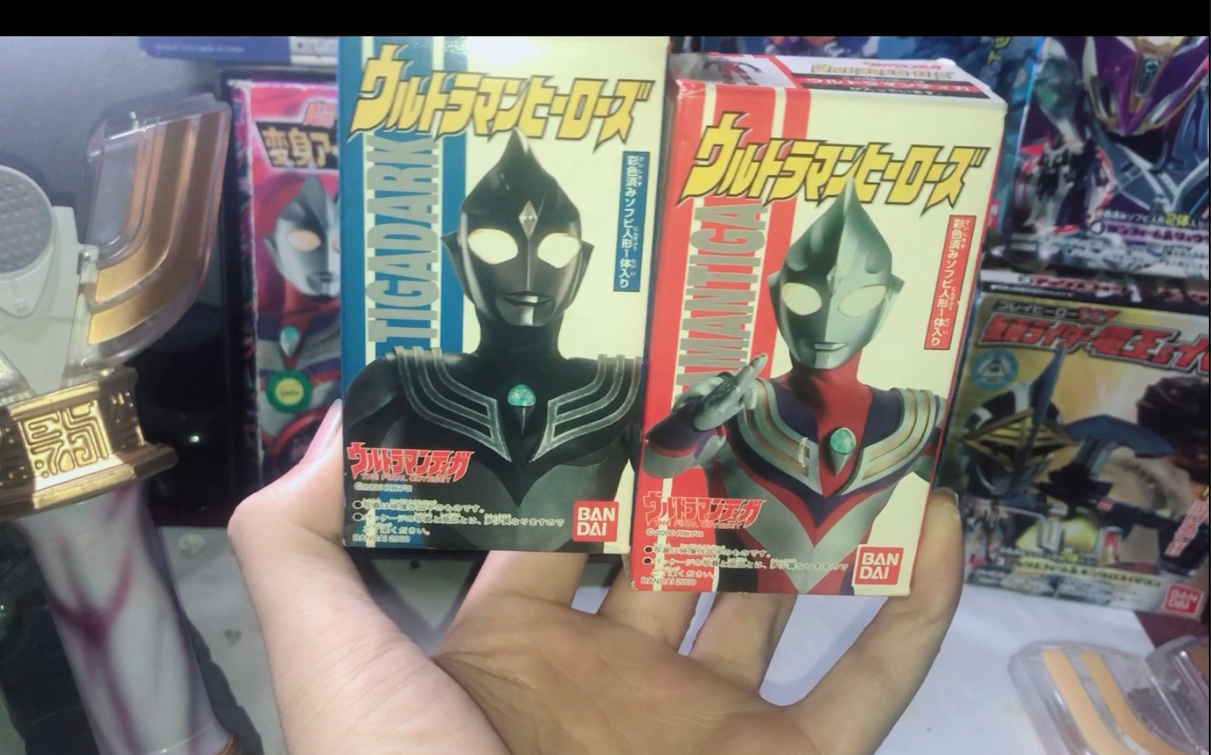 迪迦奥特曼盒蛋系列万代2000年测评杂谈;21年前的老物