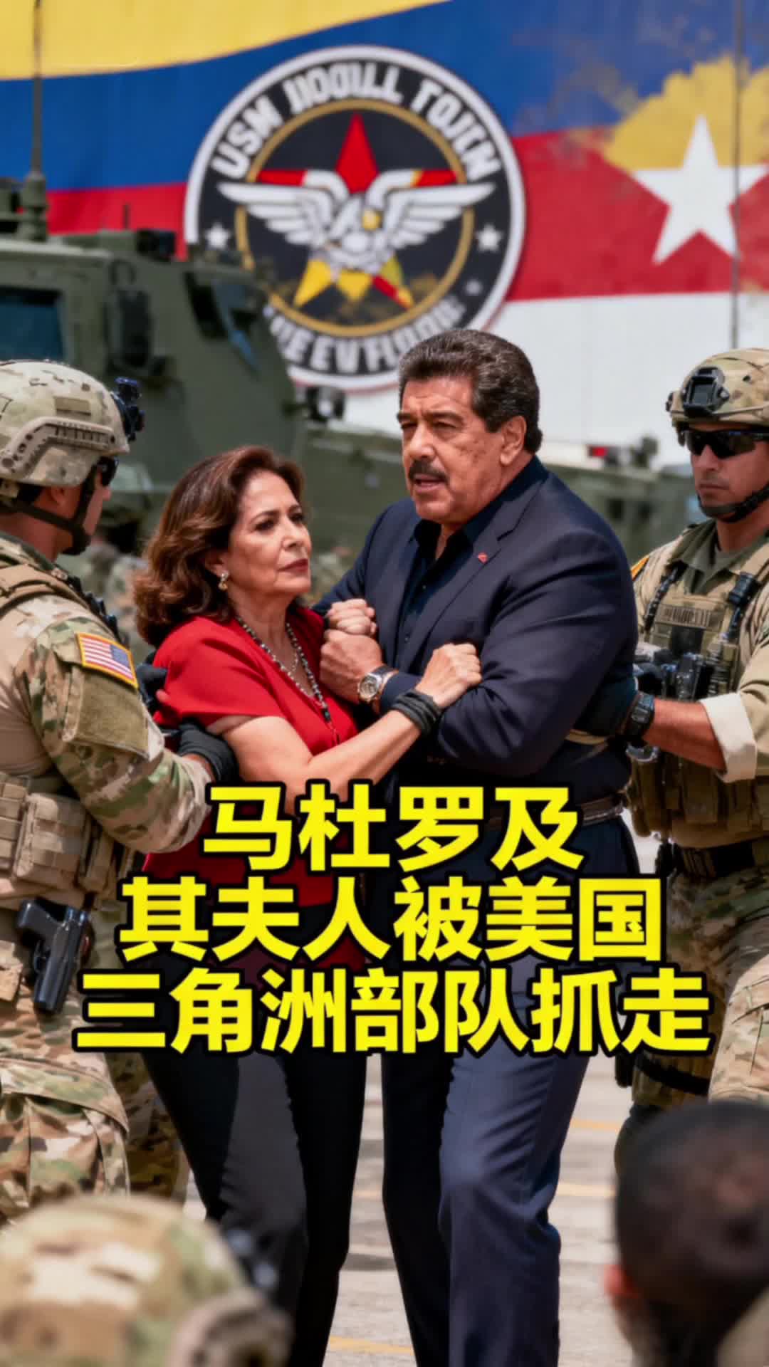 马杜罗及其夫人被美国三角洲部队抓走!#马杜罗#委内瑞拉#认知#美国