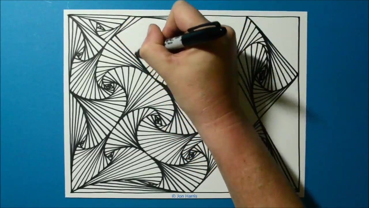 这样画3d立体画太简单了,一学就会,你也试试吧!