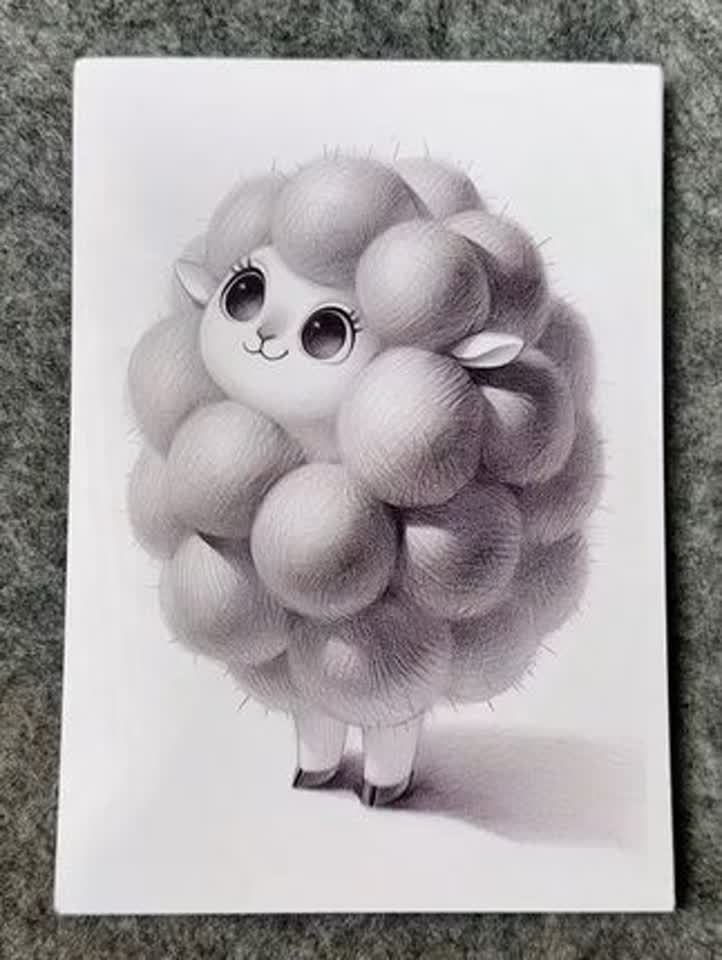 ...素描动物,每张都萌萌哒~-【神奇卡通动物素描3】适合初学者,造型...