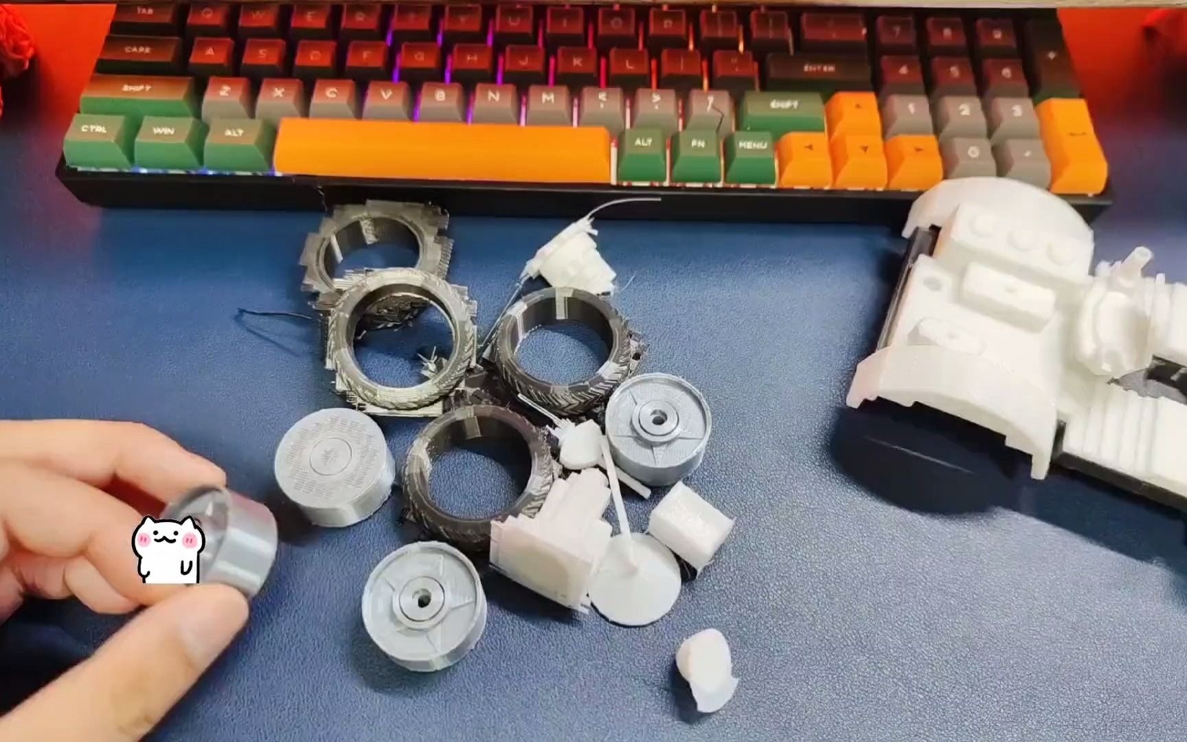3D打印妙招:切片软件的支撑设置,拆支撑实战!创想三维太空模型